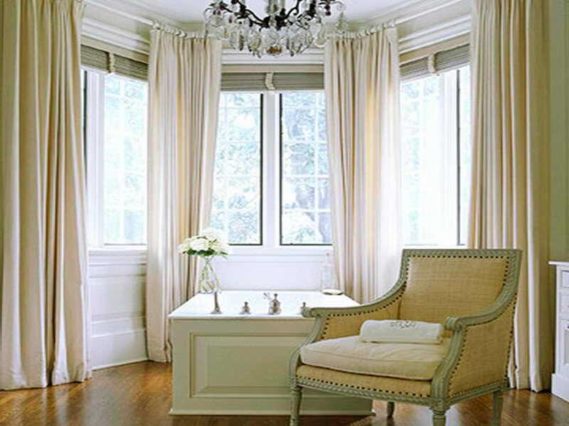 Bay Window | Custom Draperies for Bay Windows