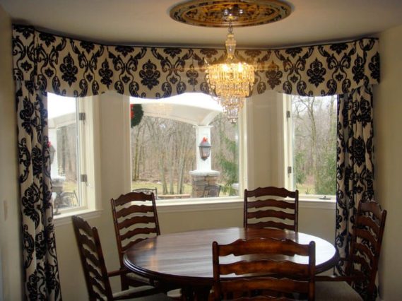 Bay Window | Custom Draperies for Bay Windows